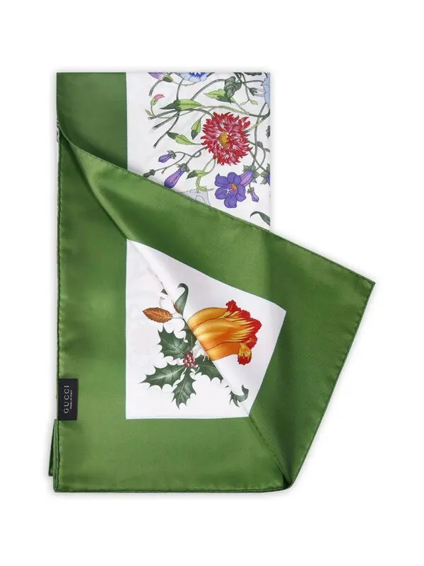 Gucci Printed Silk Foulard
