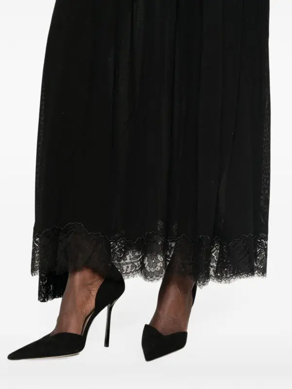 Zimmermann Valiant Lace Maxi Skirt - Black