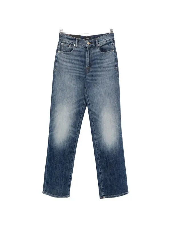7 For All Mankind Stovepipe Denim Jeans