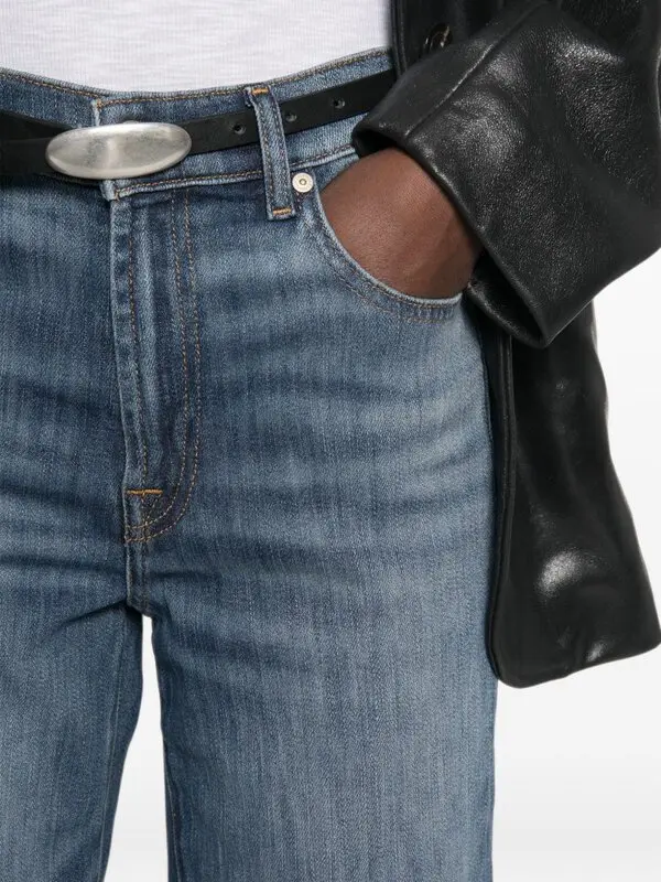 7 For All Mankind Stovepipe Denim Jeans