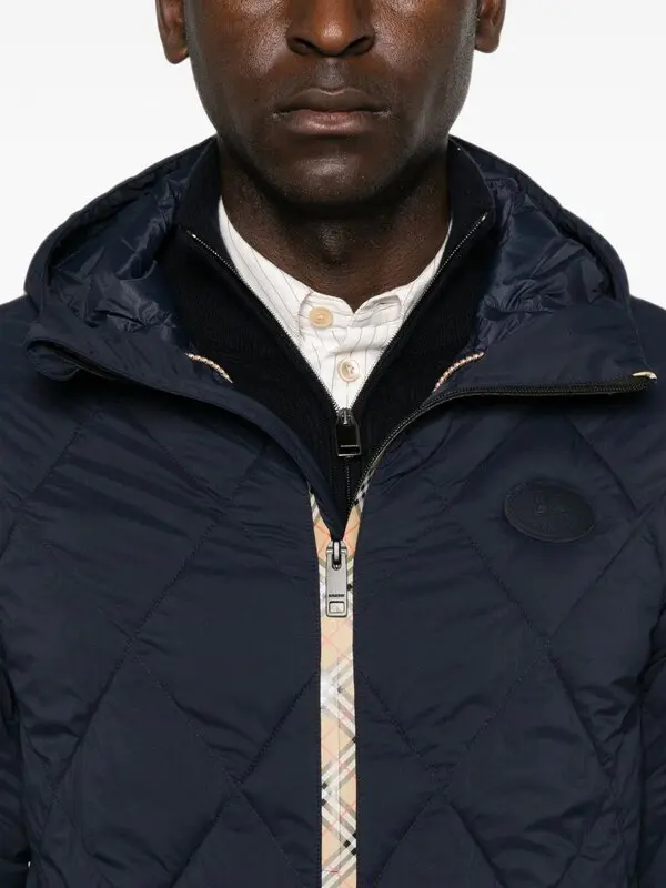 Burberry Quilted Hooded Blouson Jacket
