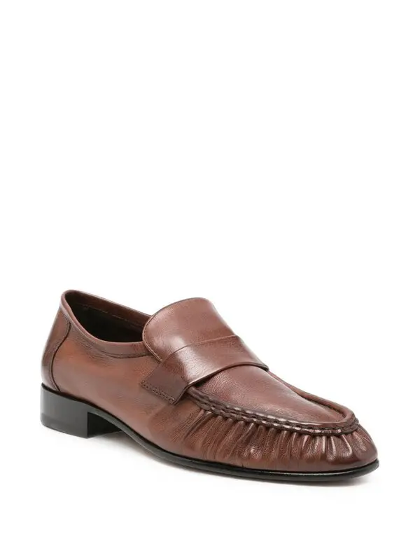 THE ROW Soft Leather Loafers