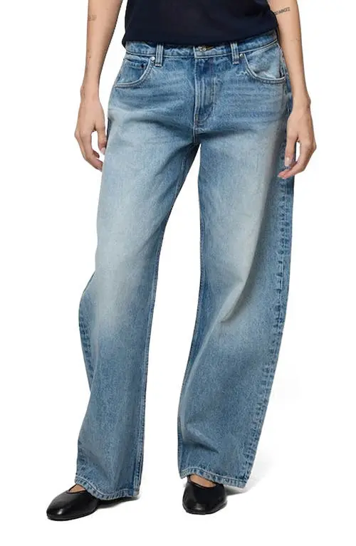EB DENIM Shifter Bowed Wide Leg Jeans