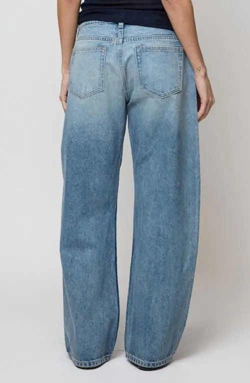EB DENIM Shifter Bowed Wide Leg Jeans
