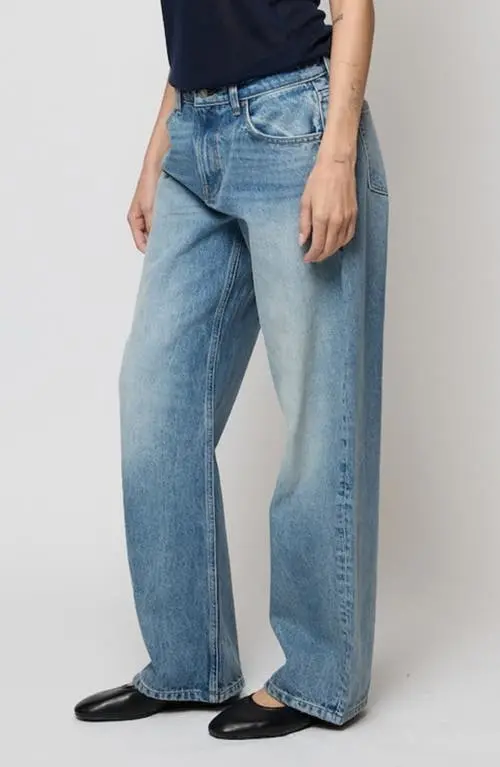 EB DENIM Shifter Bowed Wide Leg Jeans