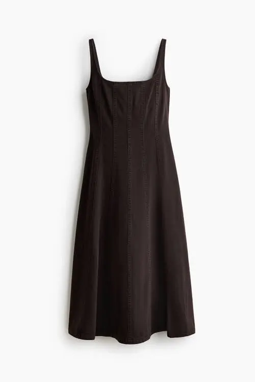 H&M Denim Midi Dress