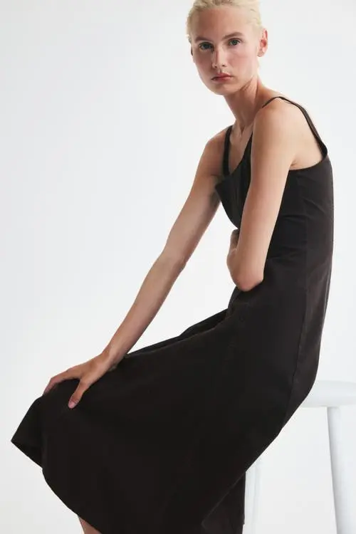 H&M Denim Midi Dress