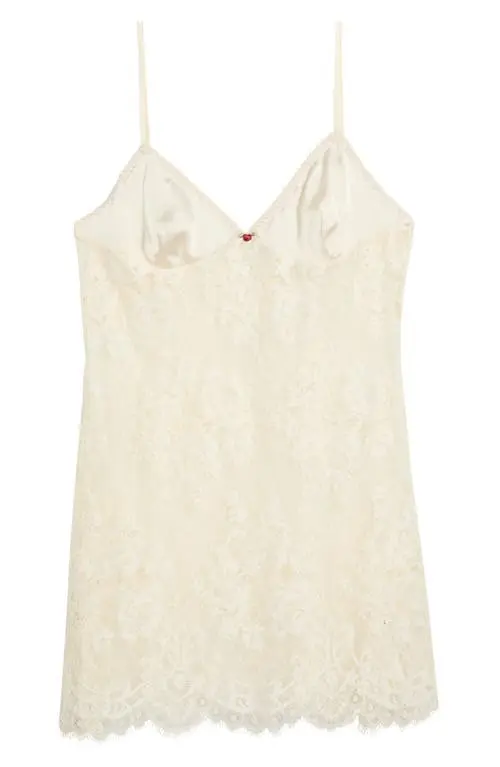 Free People Lace Night Gown - Tofu