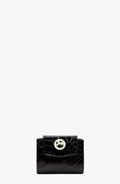CAVALINHO Gallop Mini Patent Leather Wallet 272 - Black