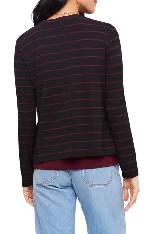 Karen Kane Double Layer Side Slit Top
