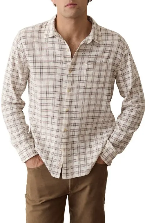 Marine Layer Classic Stretch Check Button-up Shirt