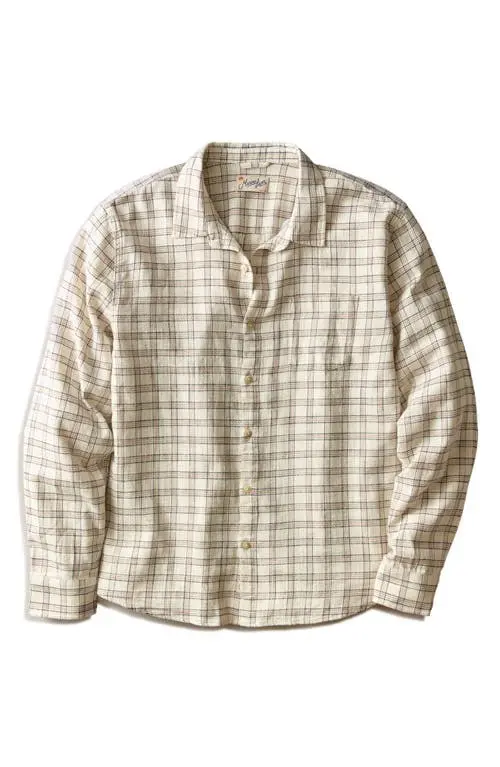 Marine Layer Classic Stretch Check Button-up Shirt