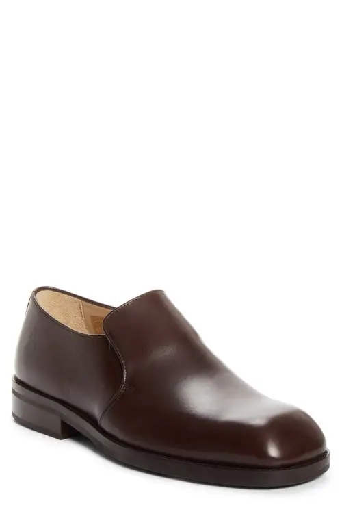 LEMAIRE Square-toe Formal Loafer - Chocolate