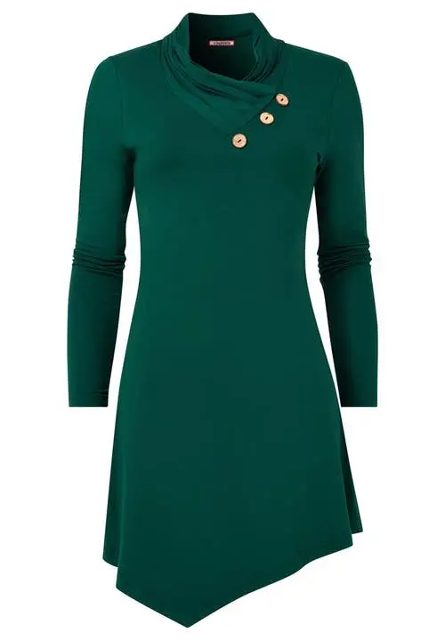 JOE BROWNS Asymmetrical Surplice V-neck Tunic