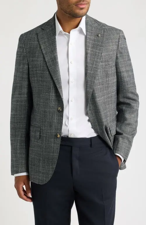 JACK VICTOR Mcallen Herringbone Wool & Silk Sport Coat