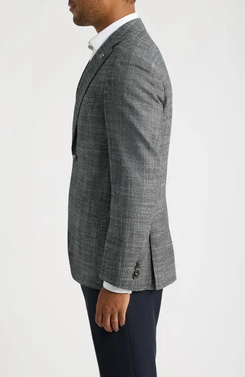 JACK VICTOR Mcallen Herringbone Wool & Silk Sport Coat