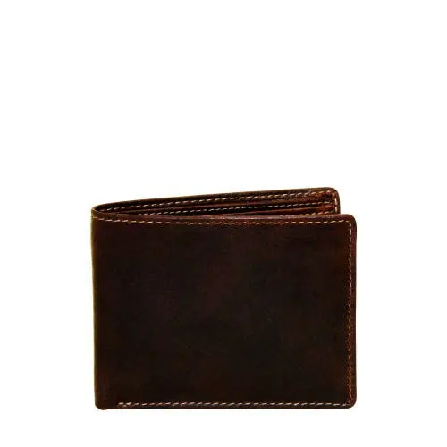 JACK GEORGES Voyager Bifold Wallet - Brown