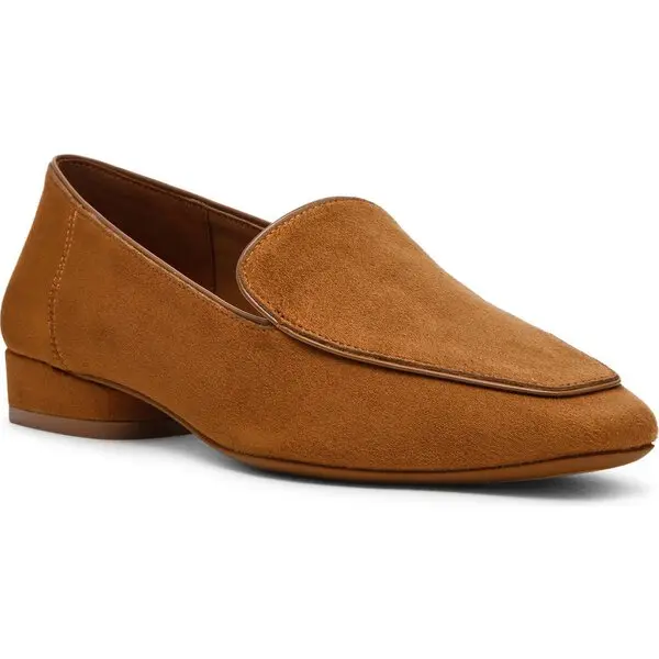Anne Klein Cavour Loafer - Walnut Microsuede