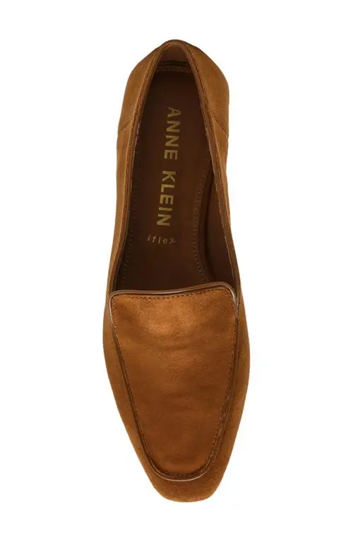 Anne Klein Cavour Loafer - Walnut Microsuede