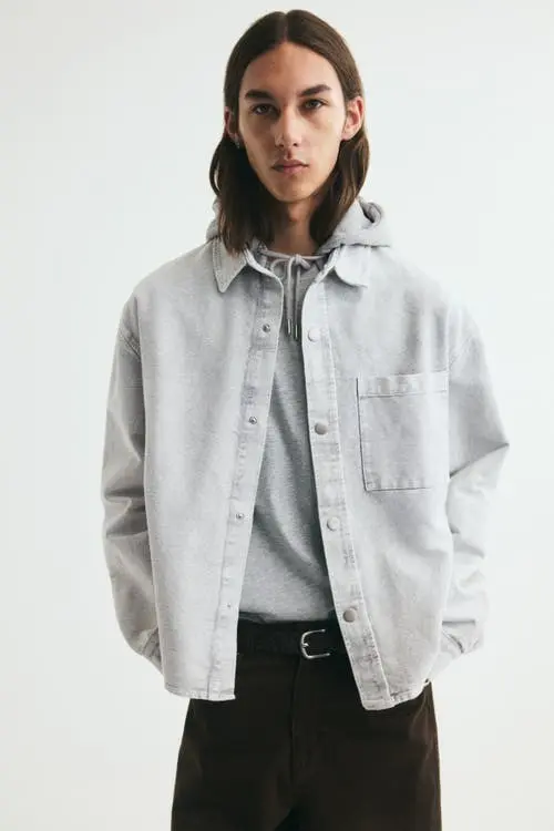 H&M Hooded Overshirt