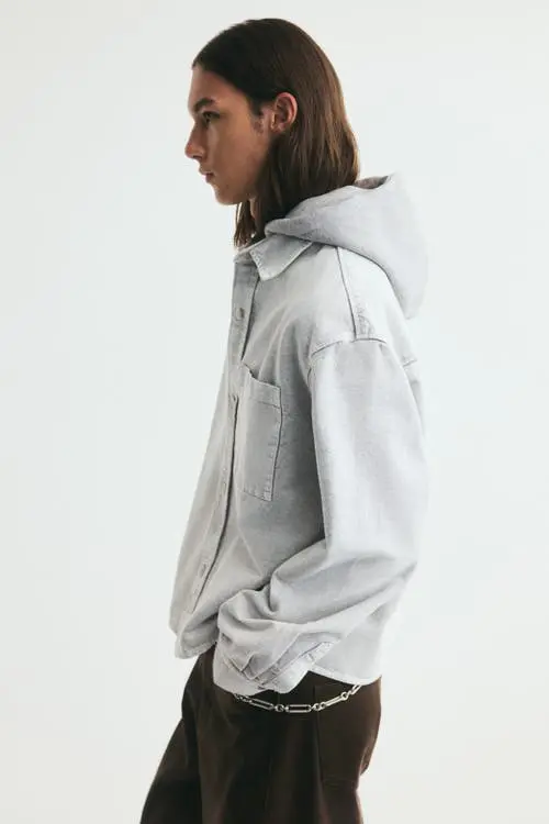 H&M Hooded Overshirt