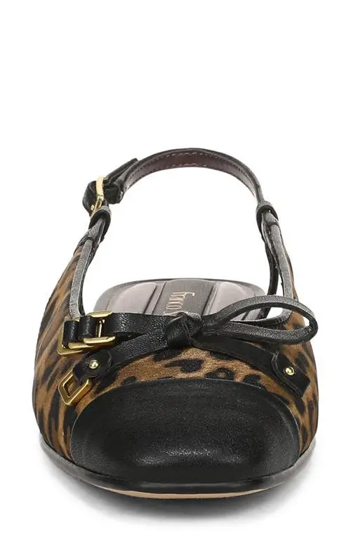 Franco Sarto Ethel Slingback Flat - Brown