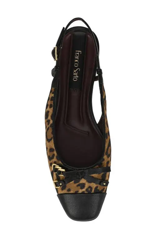 Franco Sarto Ethel Slingback Flat - Brown