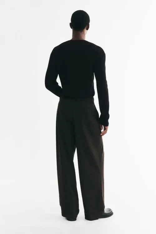 H&M Slim-fit Ribbed Henley Shirt