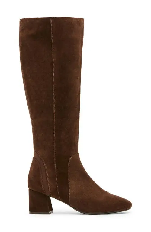 Blondo Amina Waterproof Knee-high Suede Boots - Chocolate Suede