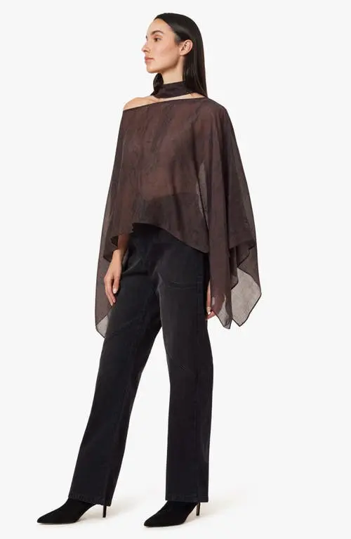Habitual Draped Asymmetrical Scarf Top