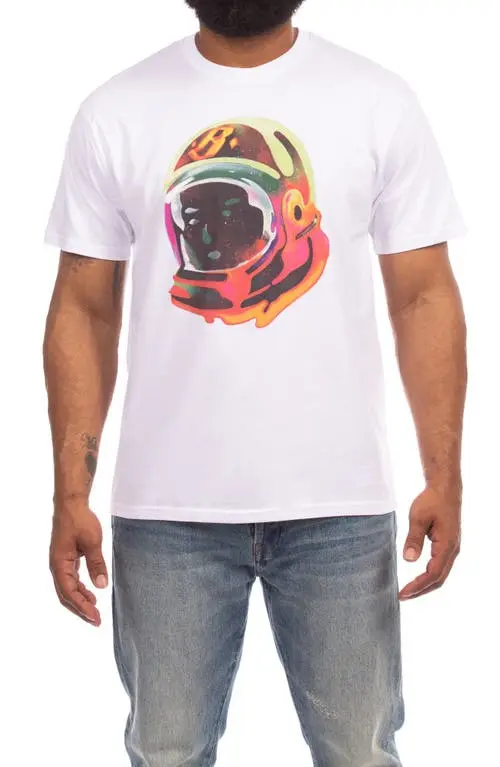 BILLIONAIRE BOYS CLUB Helmet Graphic T-shirt - White