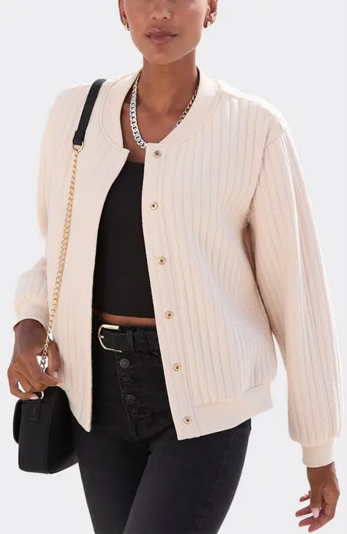 LASCANA Quilted Bomber Jacket With Vertical Quilting