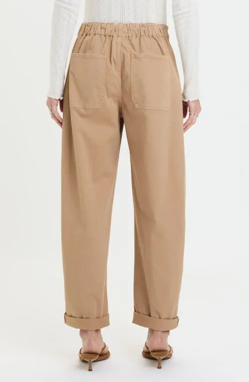 DAZE Villa Drawstring Pants - Latte