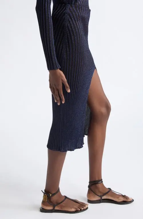 Missoni Metallic Rib Midi Skirt