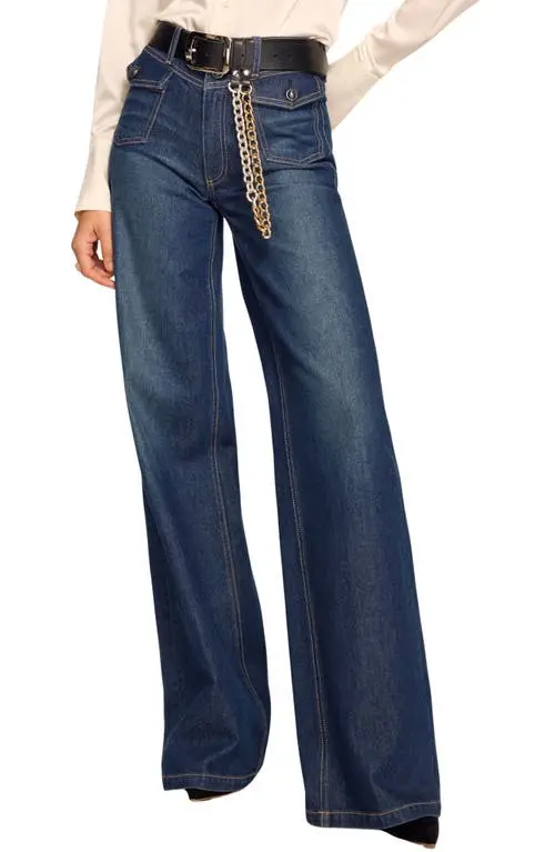 Ramy Brook Ciara High Waist Bootcut Jeans - Dark Fade