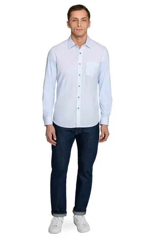 W.R.K Slim Fit Abstract Squiggle Reworked Button-up Shirt