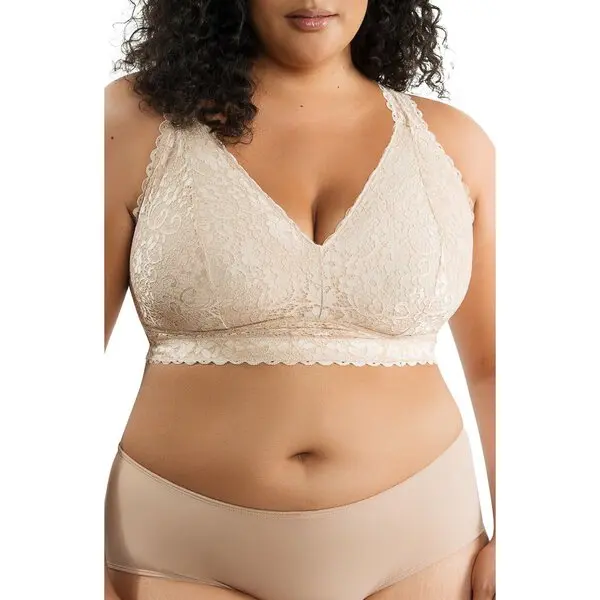 Parfait Adriana Wire-free Full Bust Supportive Bralette - Bare