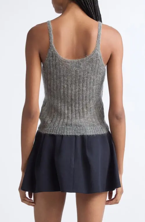 SHUSHU/TONG Wool & Mohair Blend Ribbed Sweater Camisole - Grey