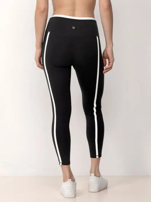 SINGLE STITCH Daily High Rise 7/8 Legging - Black