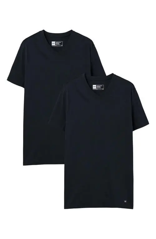 SAXX Dry Cotton 2-pack Undershirts - Black