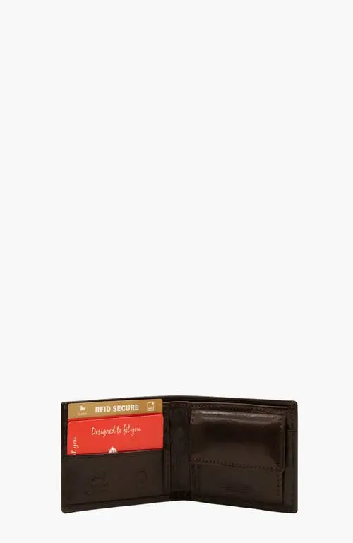 CAVALINHO Gentleman Bifold Leather Wallet 583 - Brown