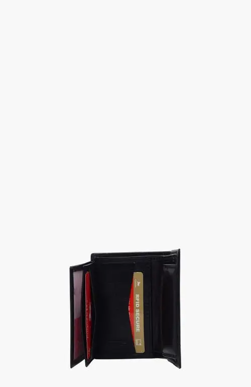 CAVALINHO Gentleman Trifold Leather Wallet 522 - Black