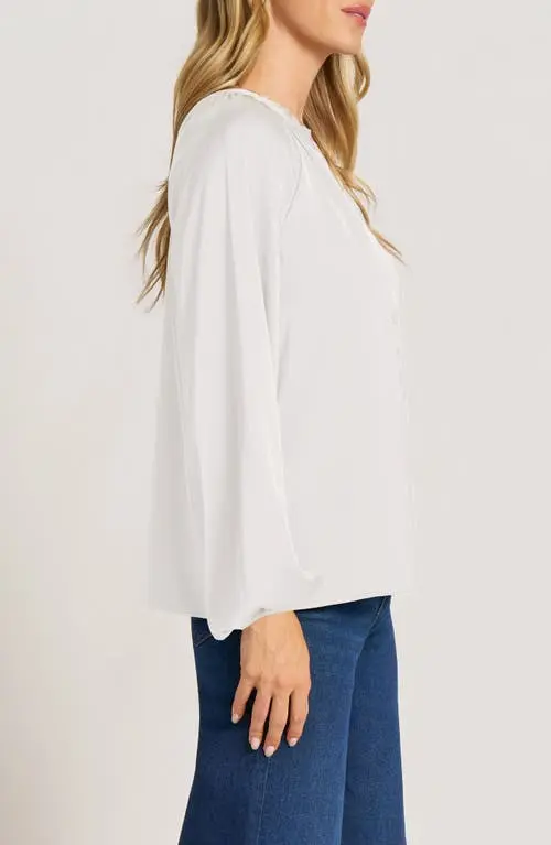 Matty M. Lottie Long Sleeve Top - Vellum
