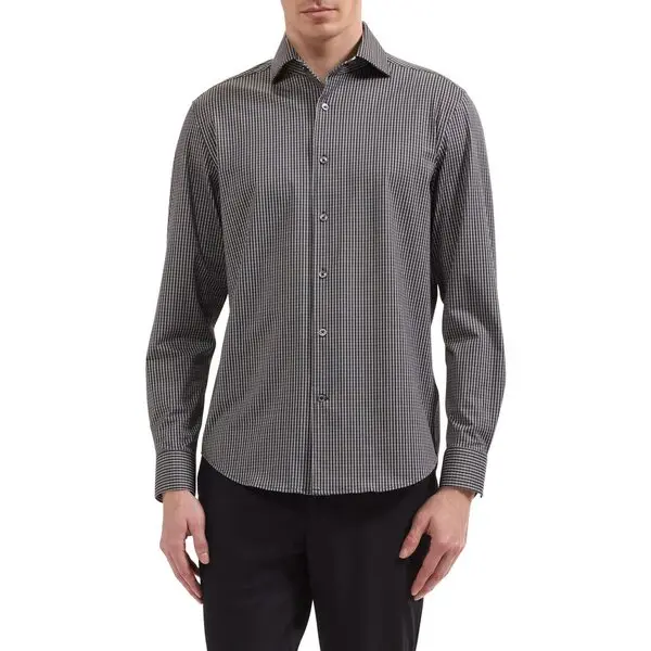 Bugatchi Devon Ooohcotton Shirt - Black