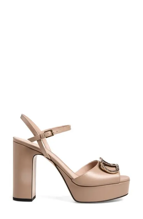 Valentino Garavani Rhinestone Vlogo Platform Sandal