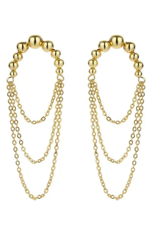 PETIT MOMENTS Gilded Chandelier Earrings - Gold