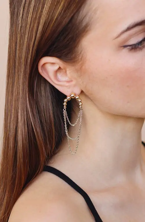 PETIT MOMENTS Gilded Chandelier Earrings