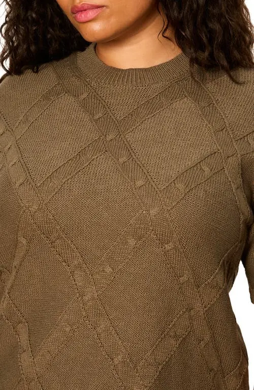 Sanctuary Perfect Short Sleeve Sweater - Forest Green