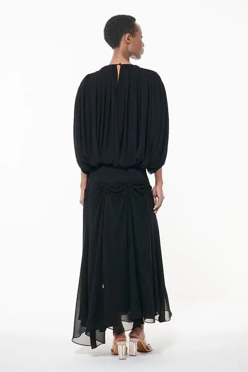 LEEM Ruched Shoulders Top