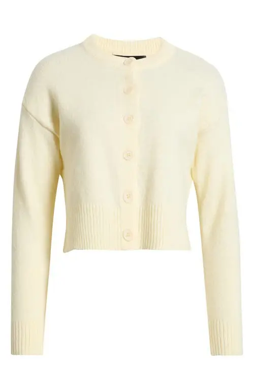 Deluc Teide Fuzzy Cardigan - Ecru